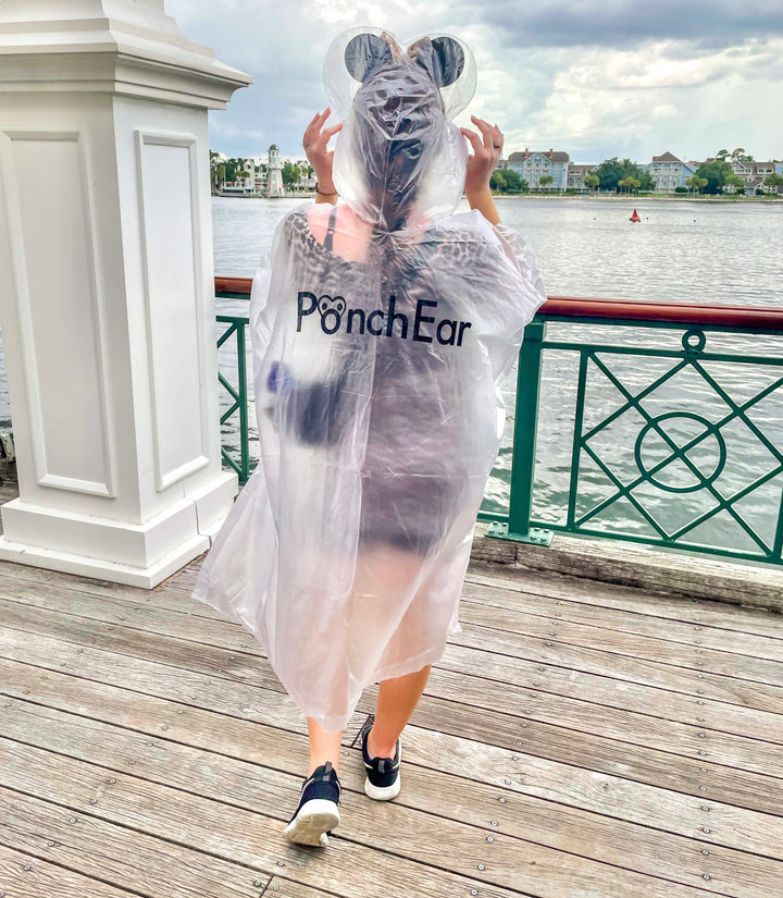 PonchEar: First patented rain poncho for you & your headgear